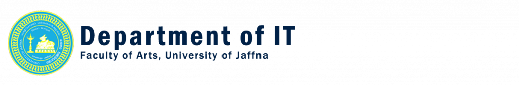 Department of Information Technology, Faculty of Arts, University of ...