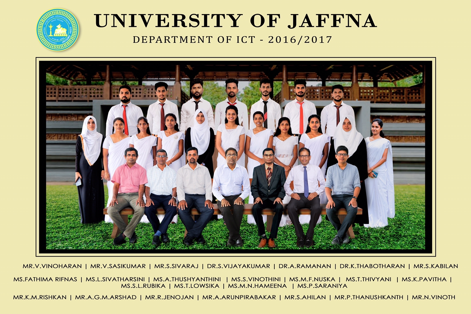 Students – Department of Information Technology, Faculty of Arts, University of Jaffna